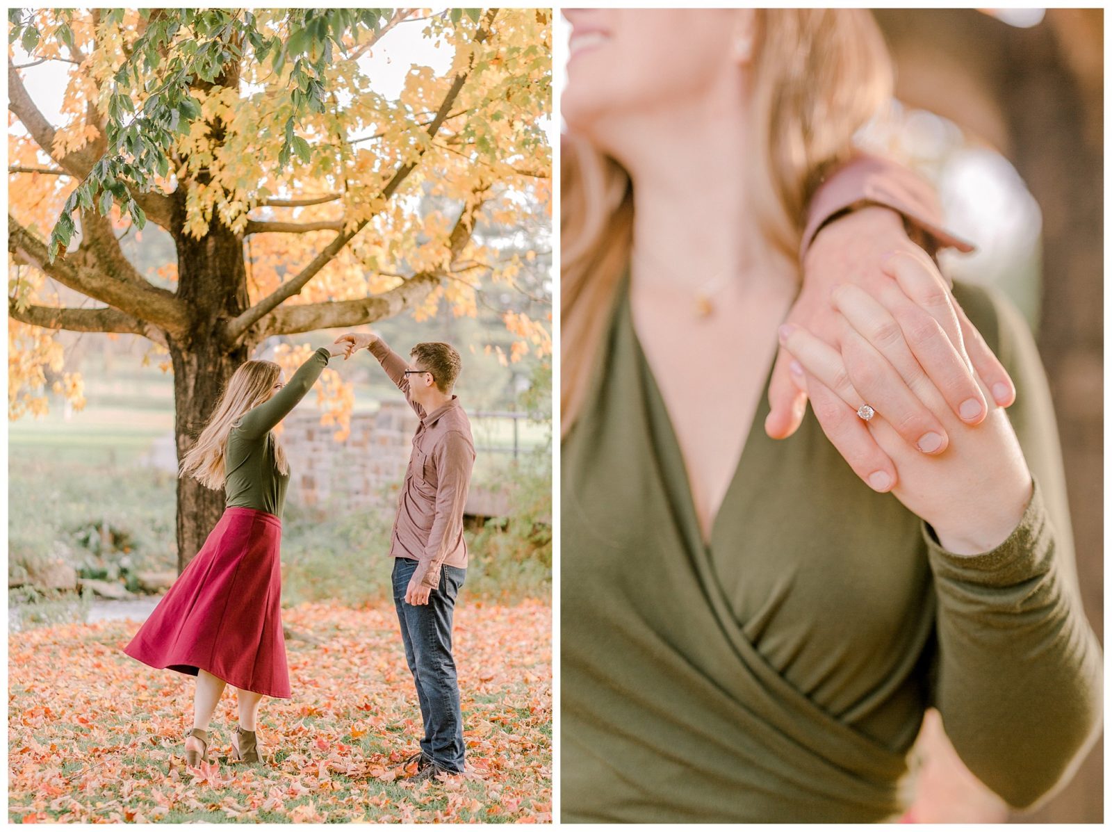 Elsie + Dave | A Lehigh Valley Fall Engagement Session - lytlephotoco.com
