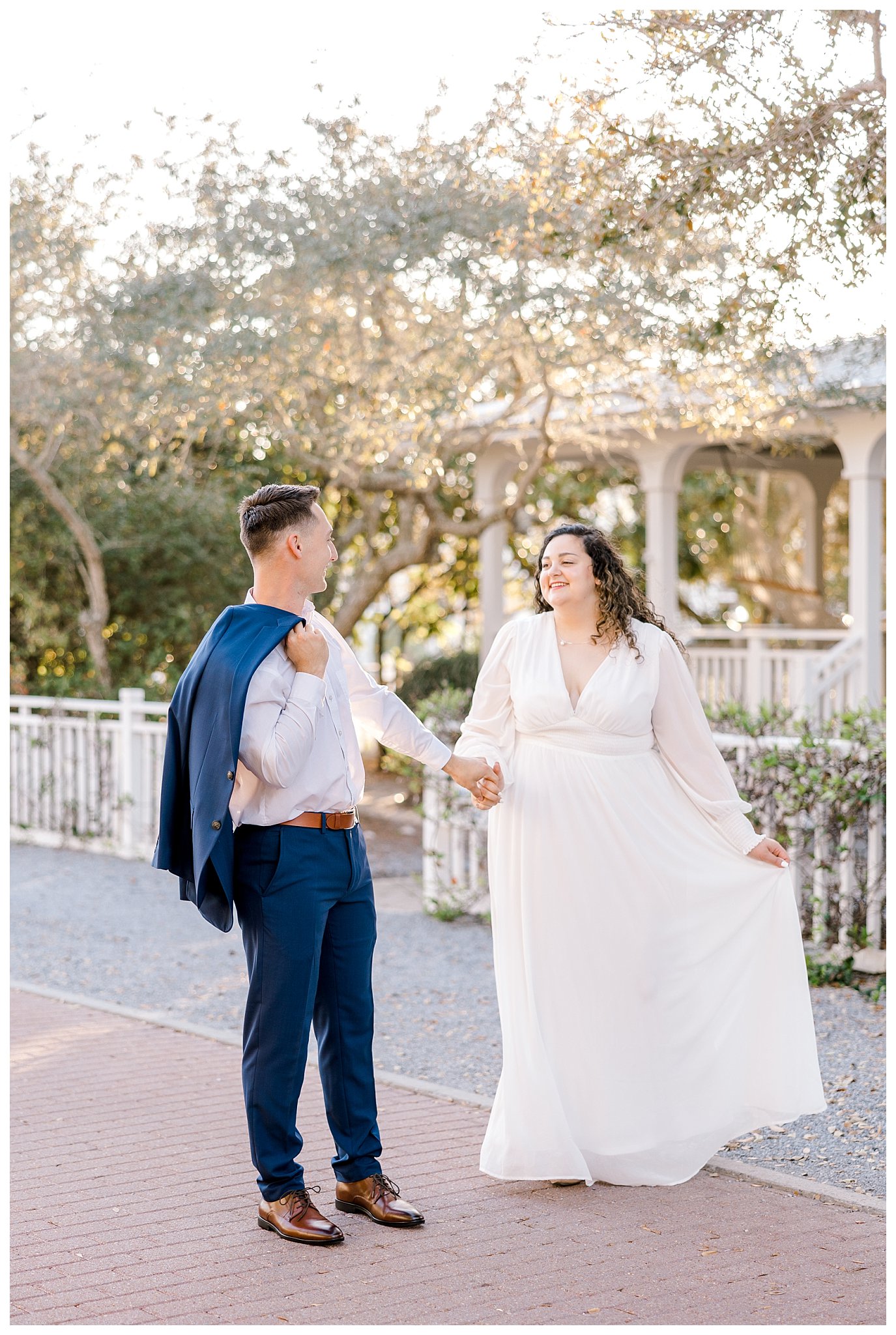 30A Watercolor Beach Engagement Session | Sarah + Marshall