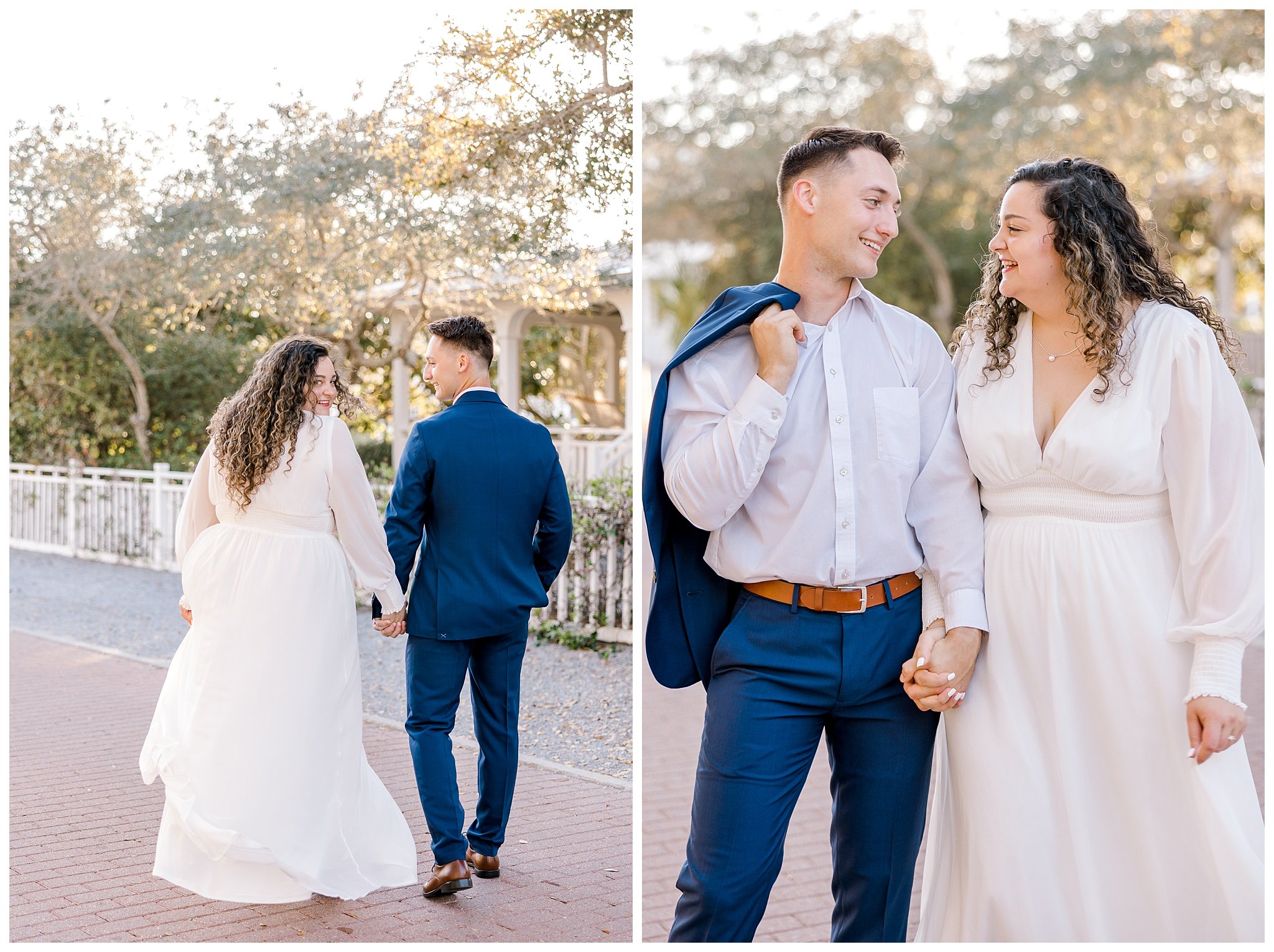 30A Watercolor Beach Engagement Session | Sarah + Marshall